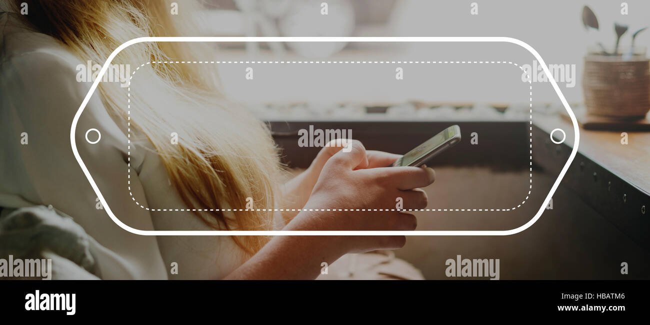 Banner Advertise Copy-Space Message Template Concept Stock Photo - Alamy