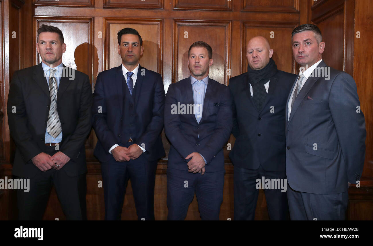 (left to right) Mark Williams, Andy Woodward, Steve Walters, Jason ...