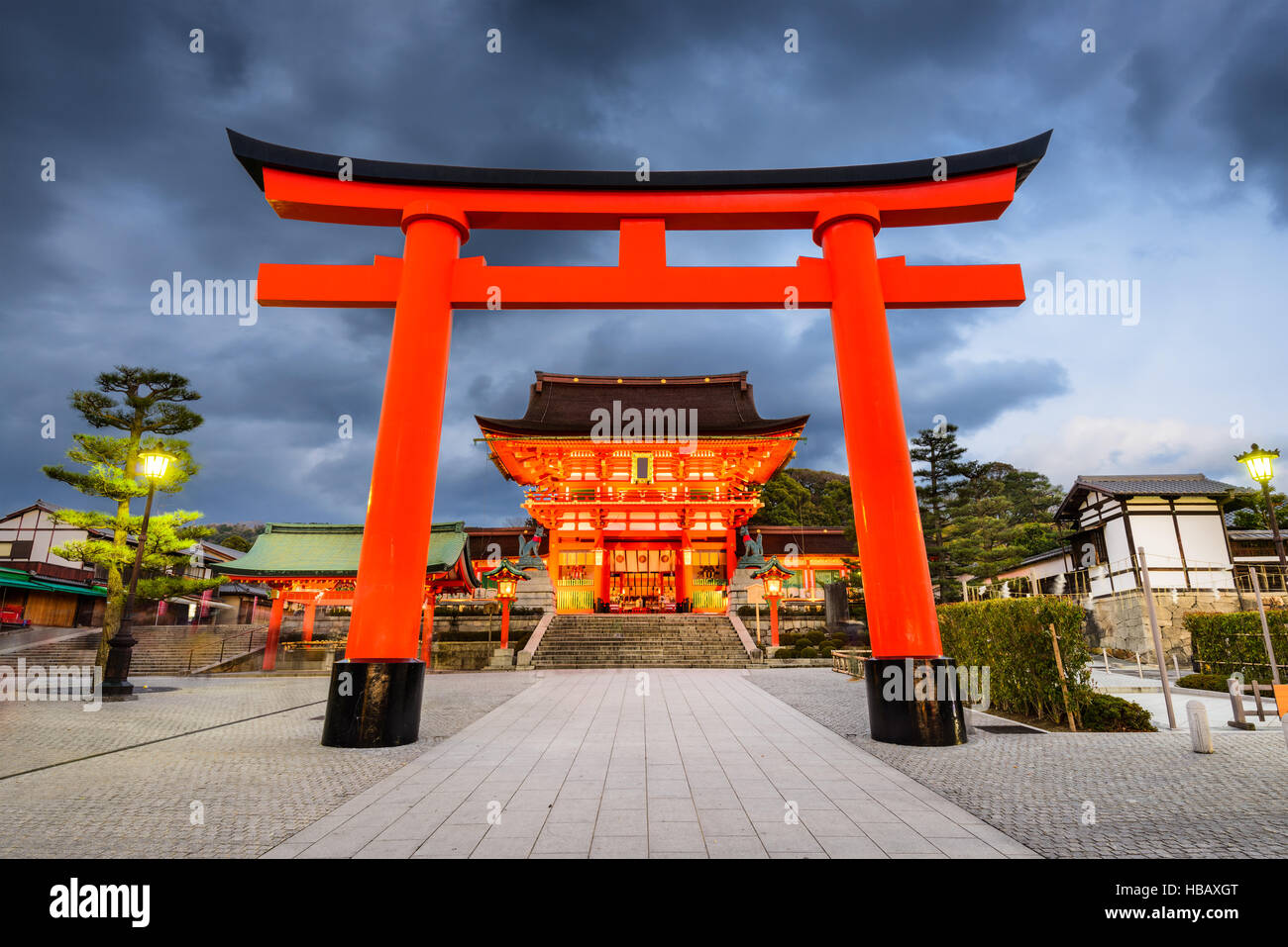 Fushimi Inari Shrine in Kyoto, Japan Stock Photo - Alamy