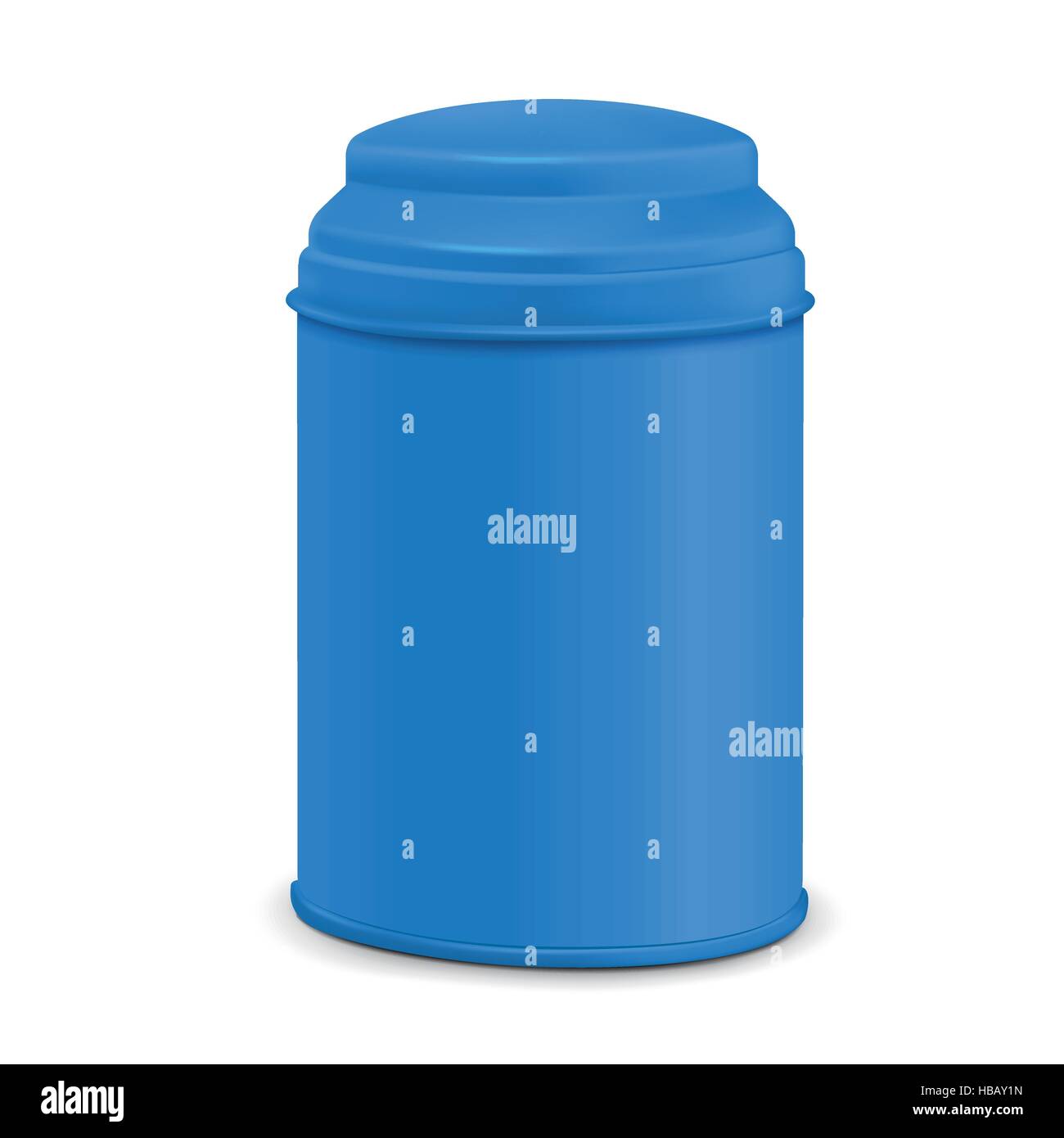 Blue round box lid Stock Vector Images - Alamy