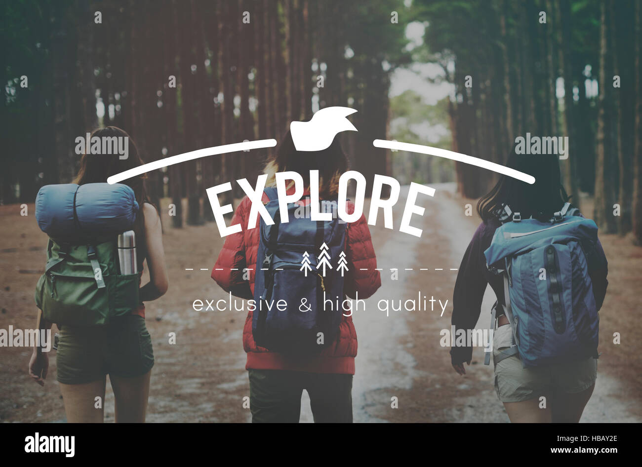 Explore Adventure Traveling Exploration Journey Concept Stock Photo - Alamy