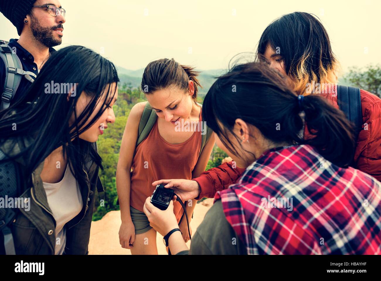 Guy checking out girl hi-res stock photography and images - Alamy