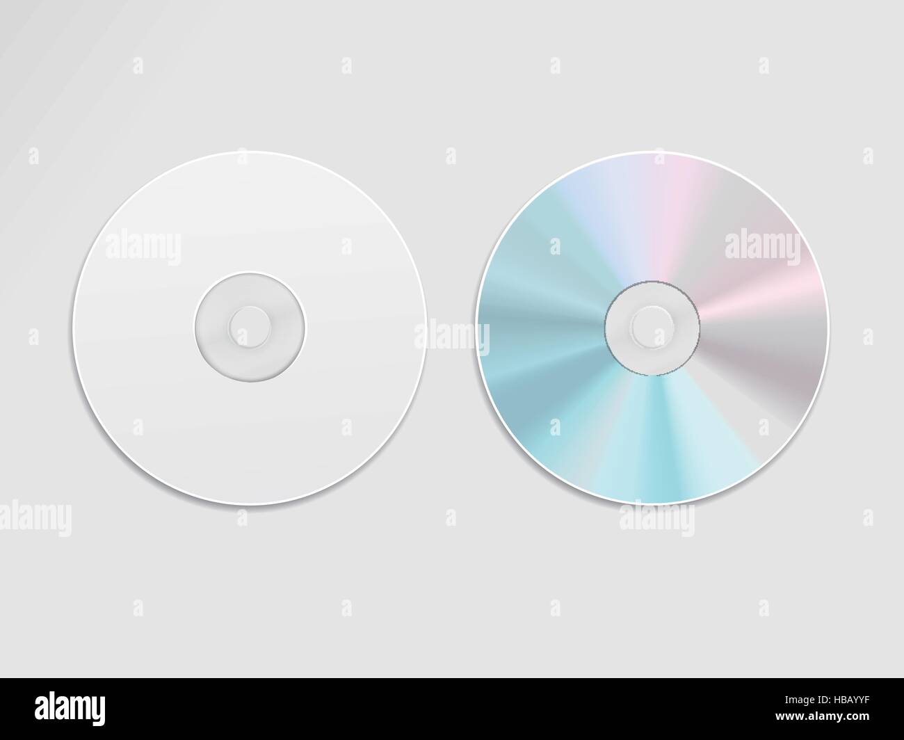 blue-ray CD or DVD isolated on grey background Stock Vector Image & Art ...