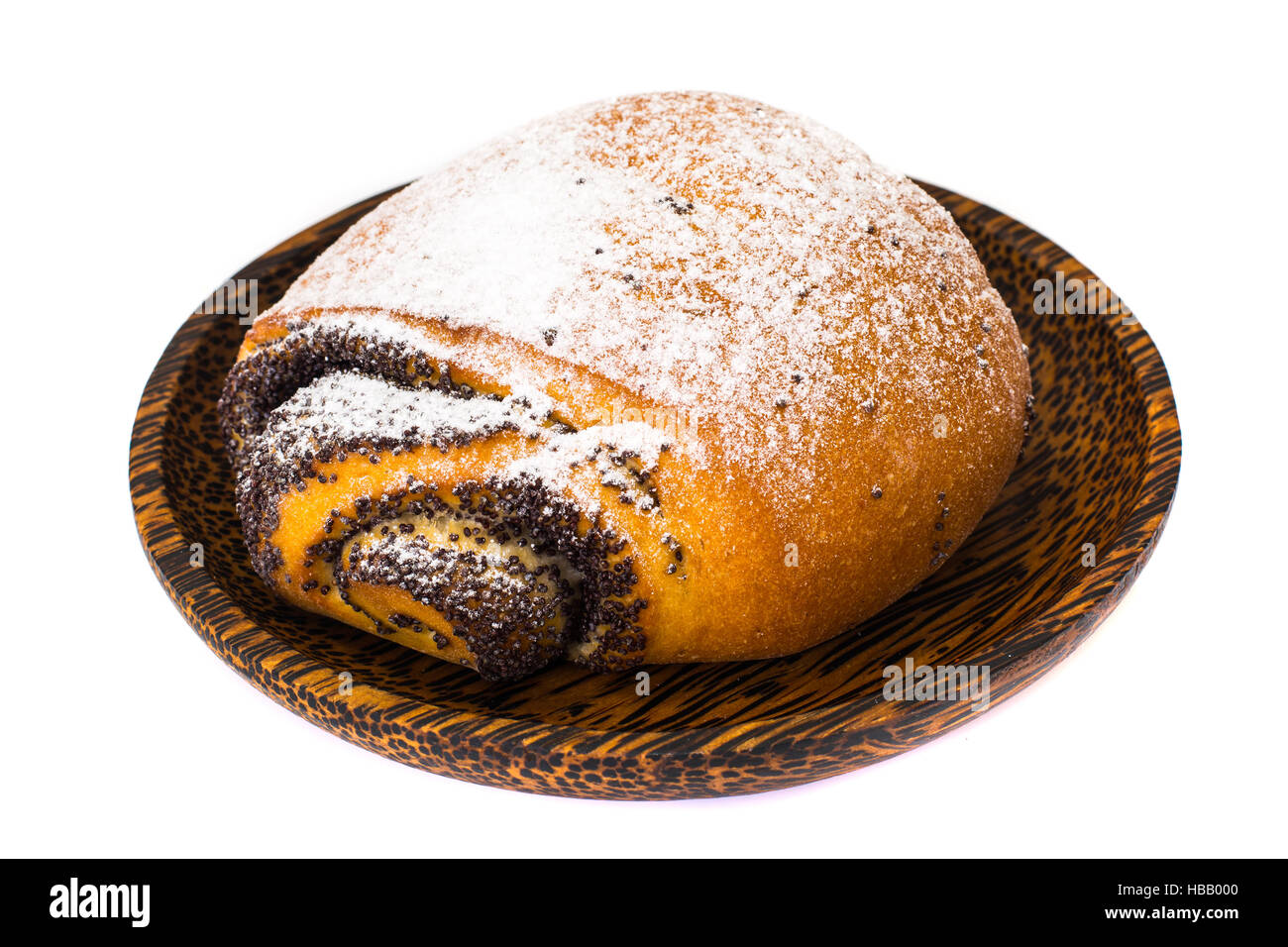 Homemade sweet buns poppy Cut Out Stock Images & Pictures - Alamy