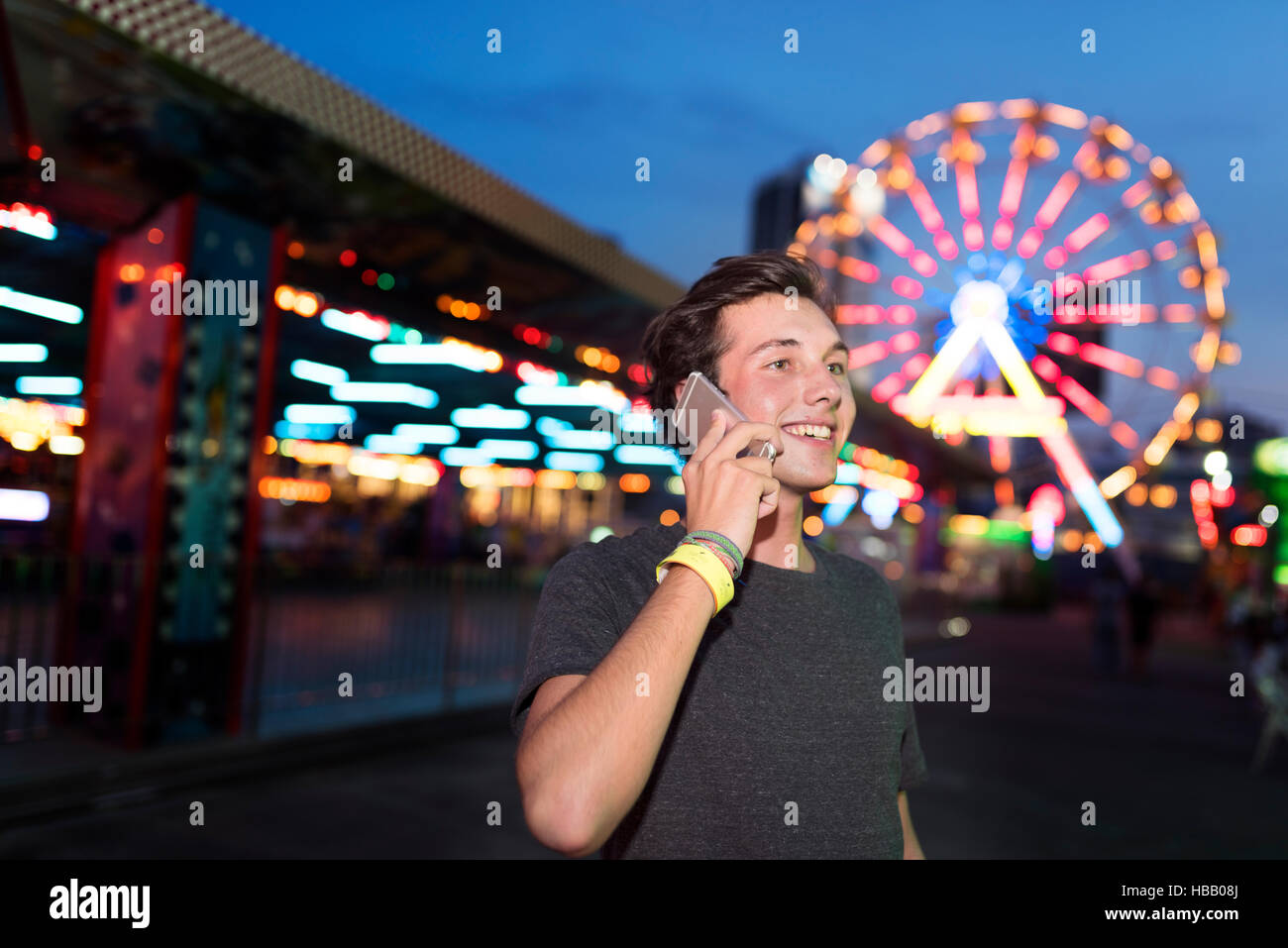 Amusement Carnival Theme Park Funfair Festival Concept Stock Photo - Alamy