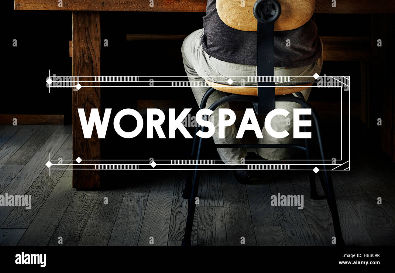Workspace Relax Word Concept Stock Photo - Alamy