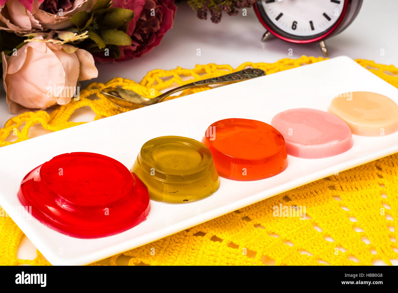 Multi Colored Marmalade Stock Photo - Alamy