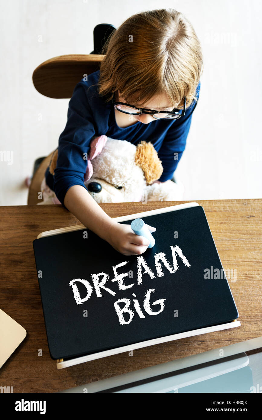 Dream Big Imagination Goal Target Inspiration Concept Stock Photo - Alamy