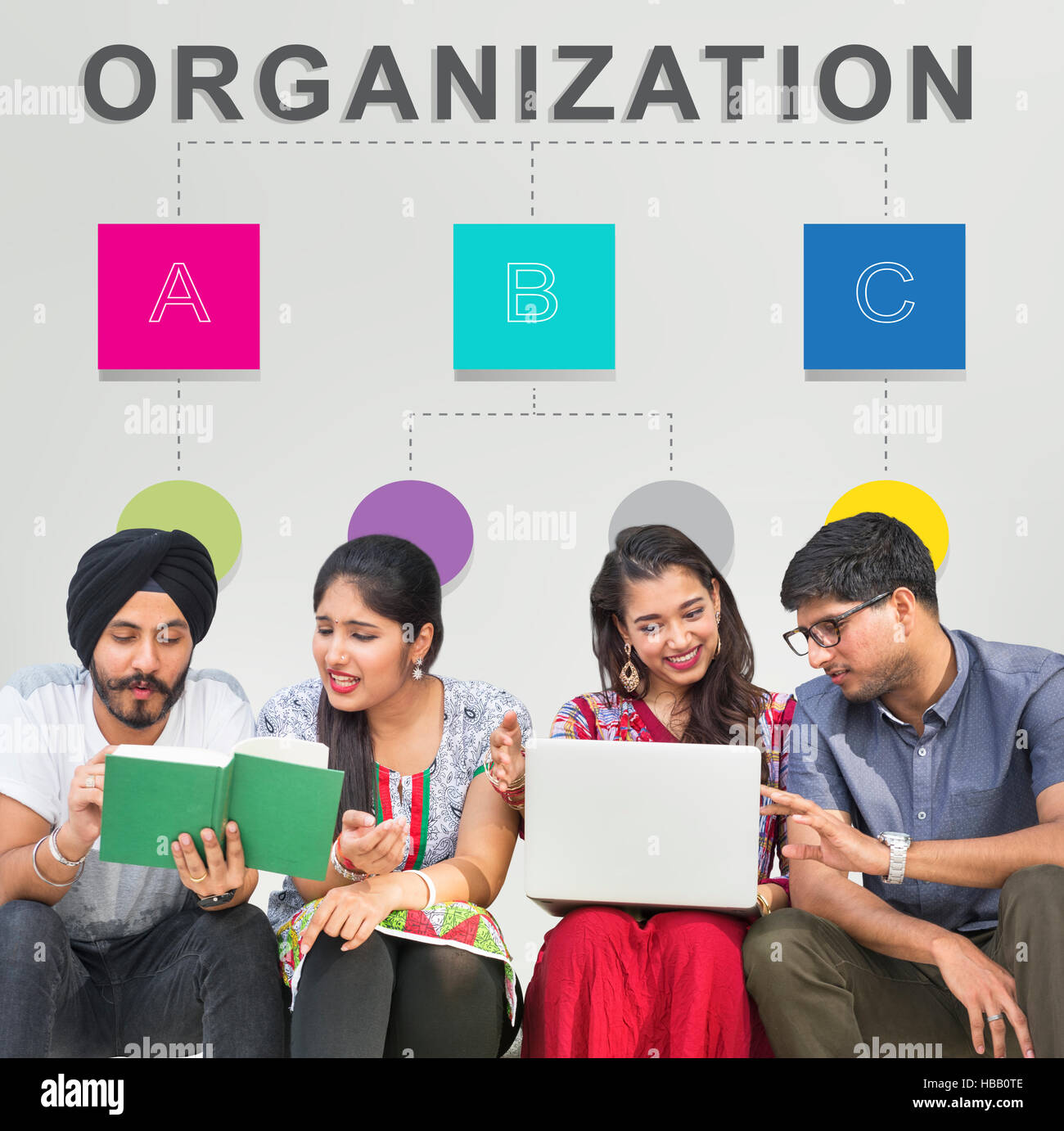 Organization Chart Position Structure Concept Stock Photo - Alamy