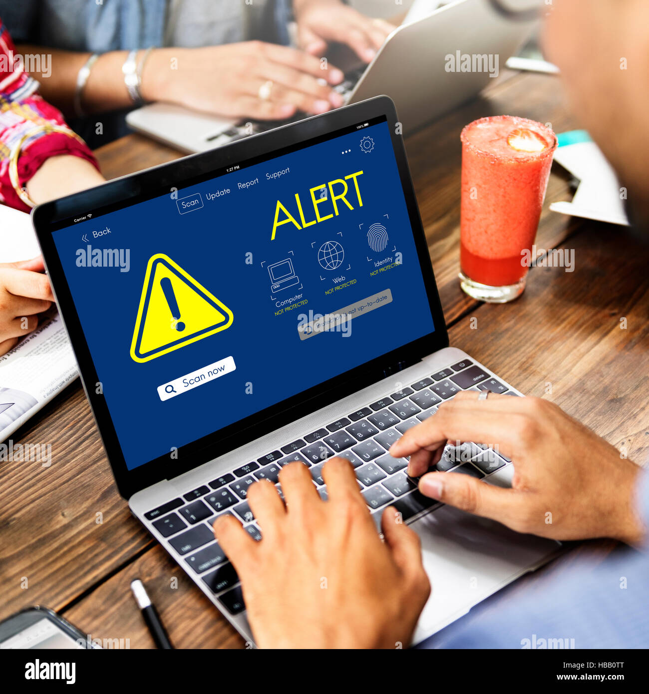 Alert Caution Risk Danger Attention Concept Stock Photo - Alamy