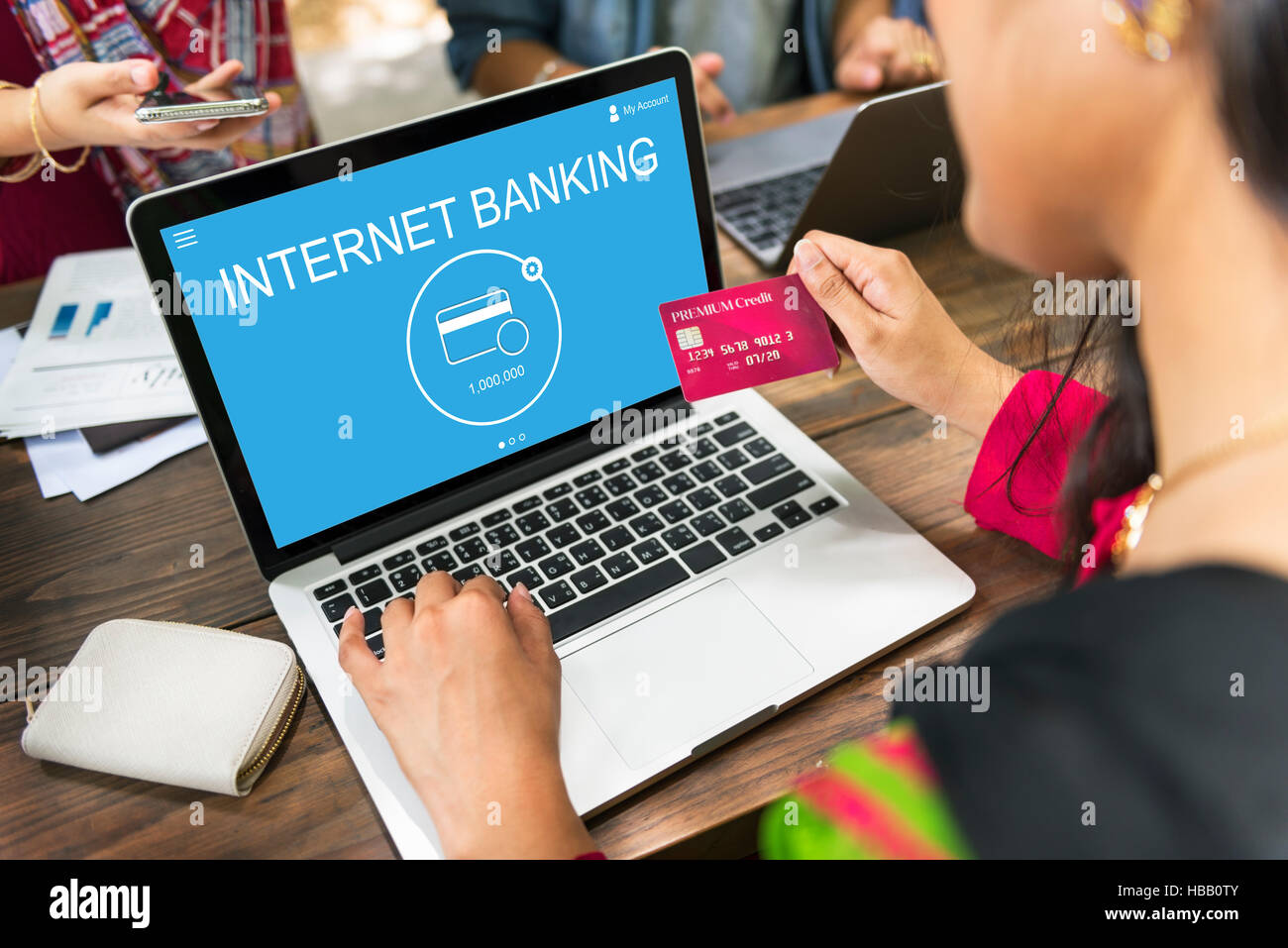 Internet Banking Online Payment Technology Concept Stock Photo - Alamy