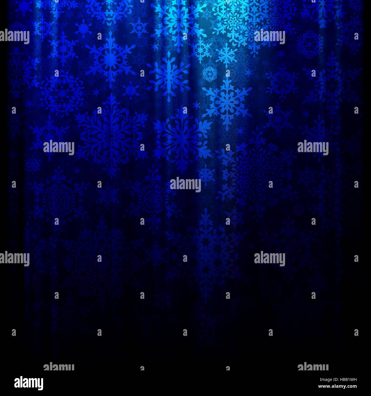 Magic Christmas background with snowflakes. EPS 10 Stock Vector Image ...