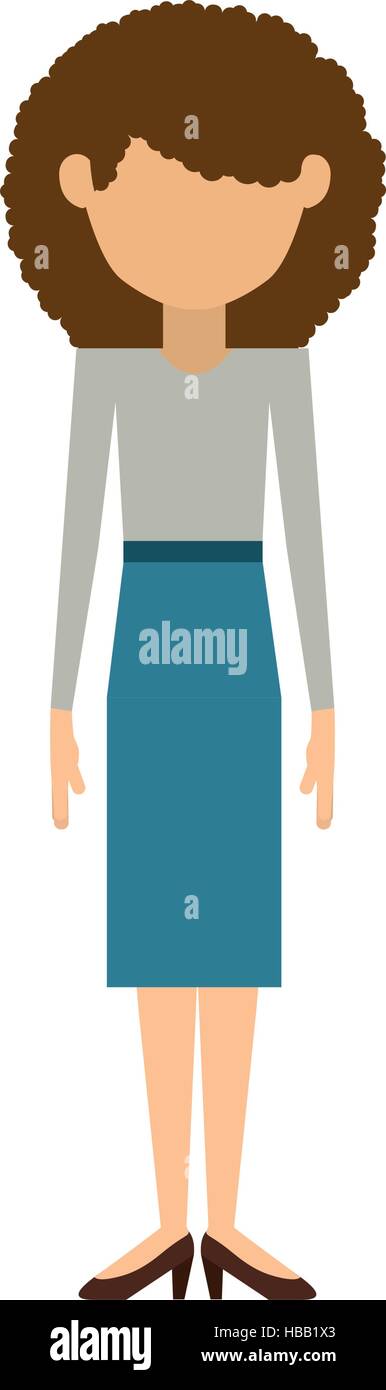 Woman icon. Girl female avatar person people and human theme. Isolated ...