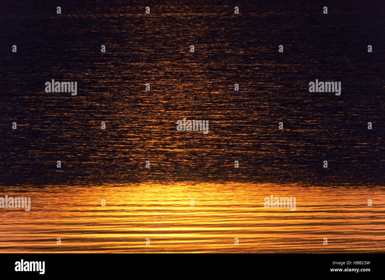 Waves in evening light Stock Photo - Alamy