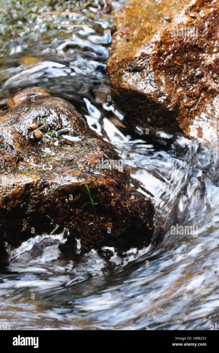 Quickly flowing water in creek hi-res stock photography and images - Alamy