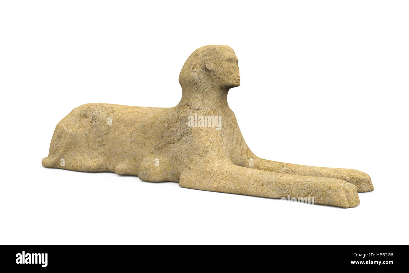 Egyptian Sphinx Statue Stock Photo - Alamy