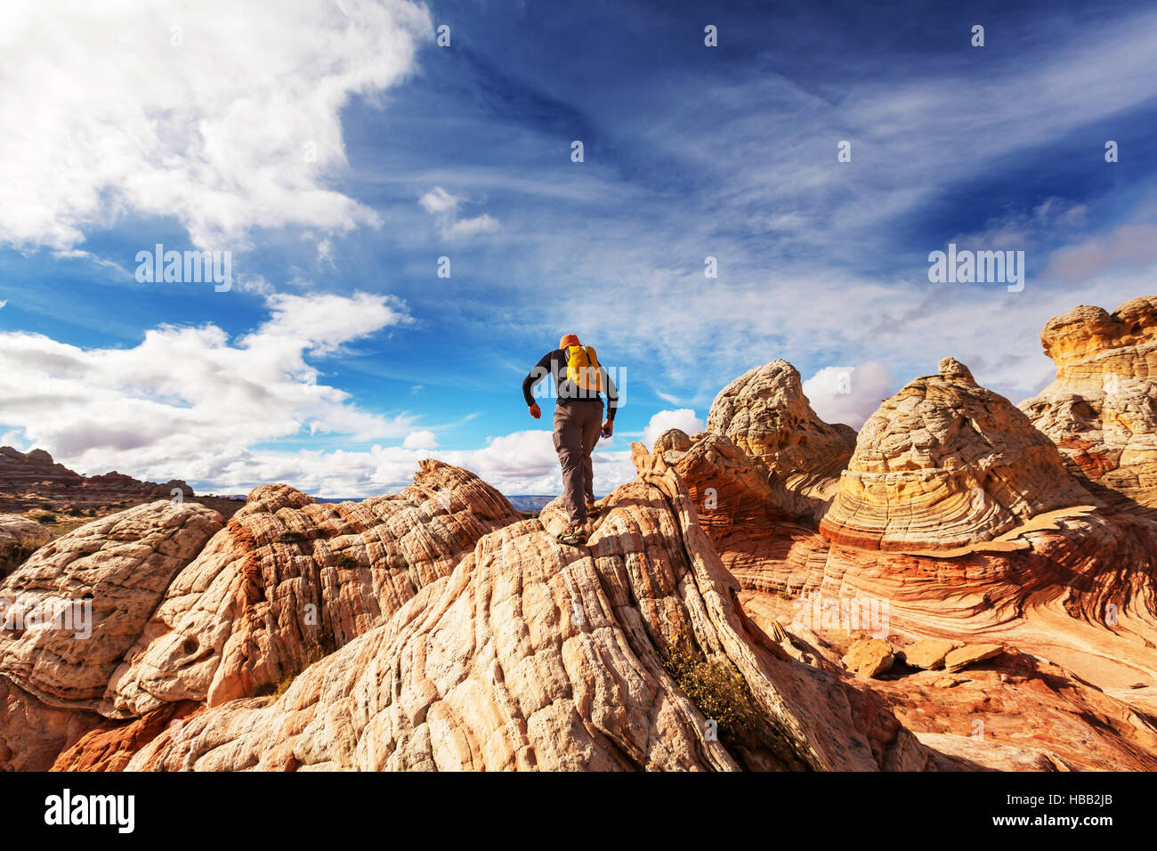 Hike in Utah Stock Photo - Alamy