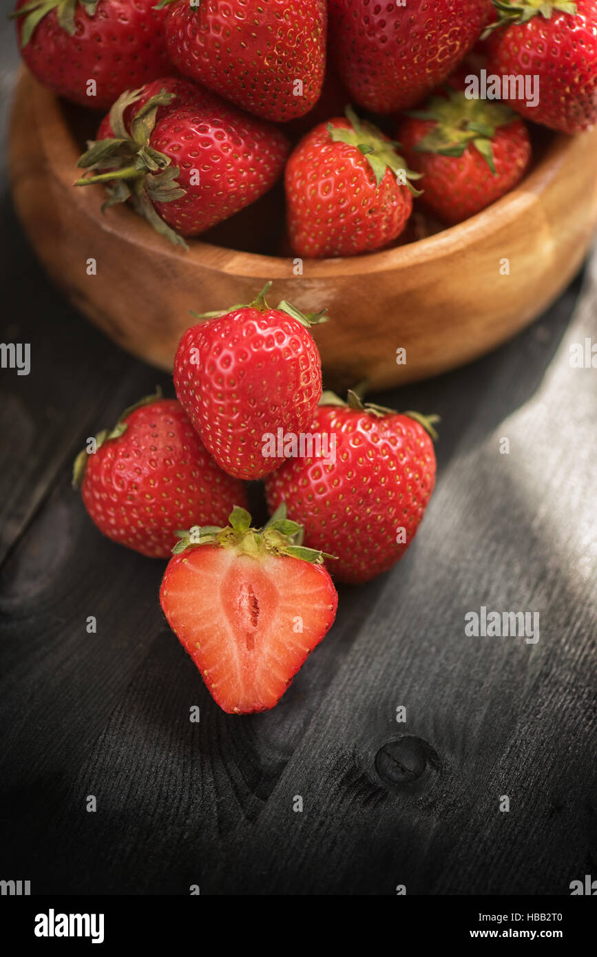 Fresh ripe strawberry Stock Photo - Alamy
