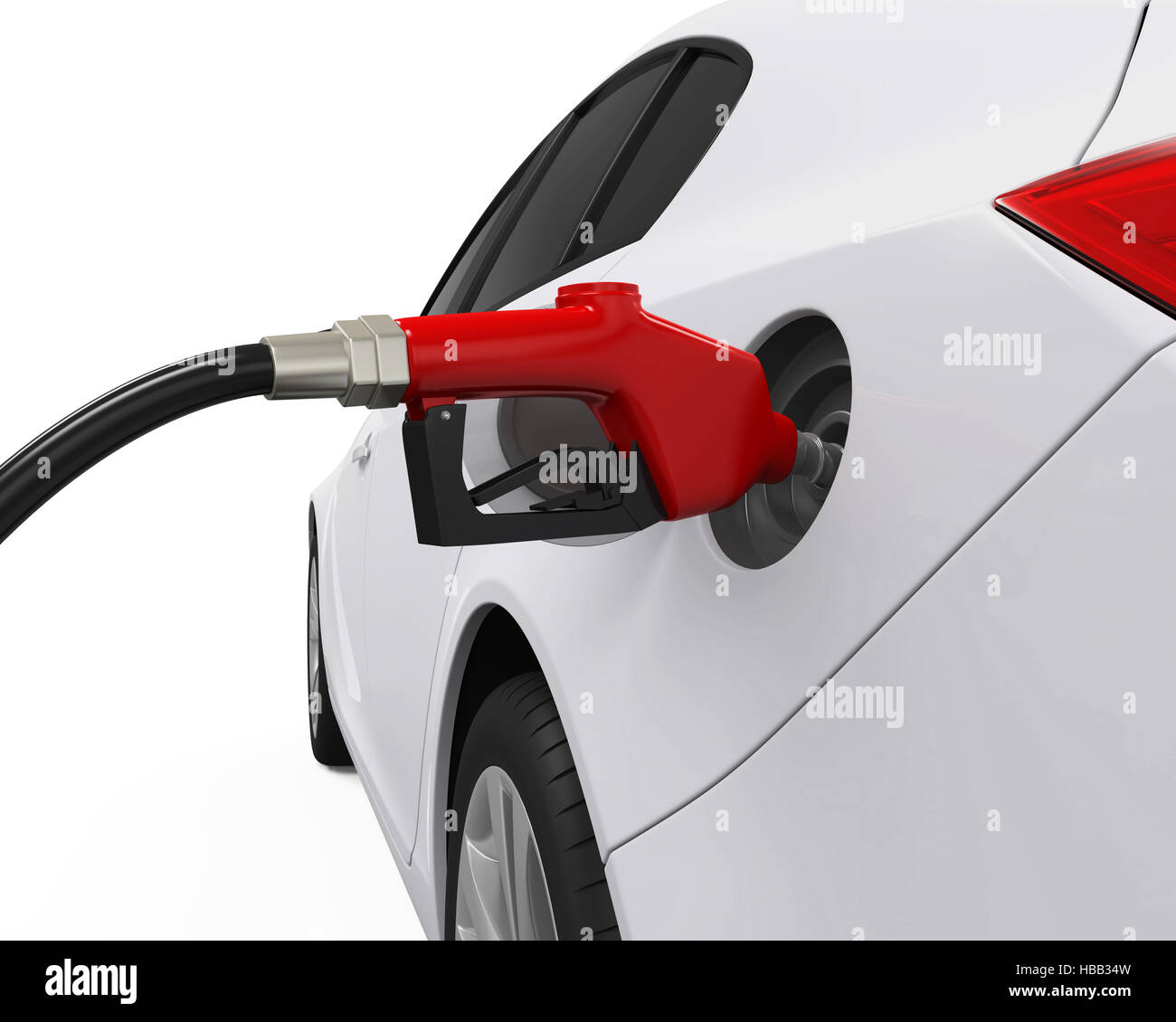 Car Refueling at Gas Station Stock Photo - Alamy