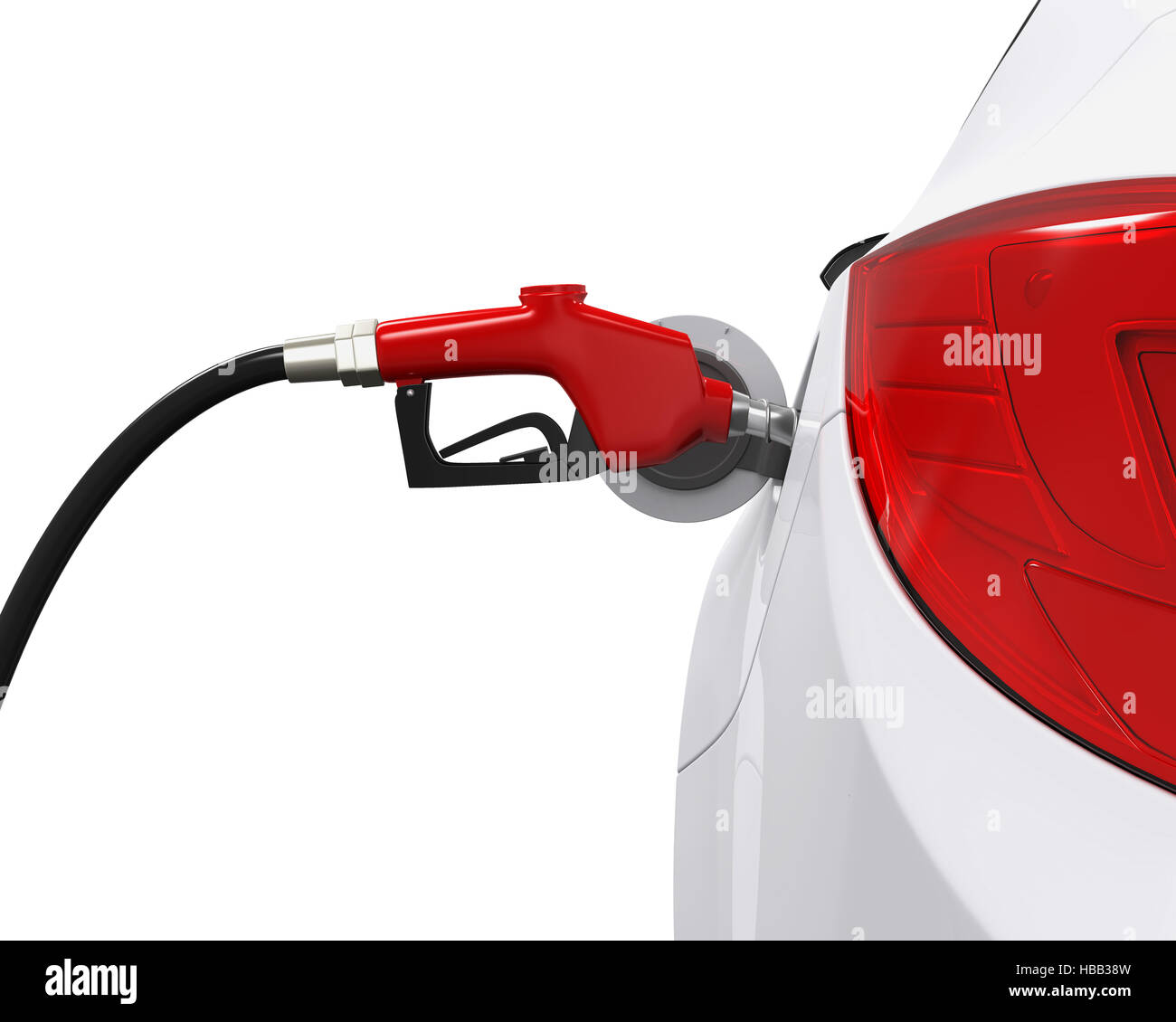Car Refueling at Gas Station Stock Photo - Alamy