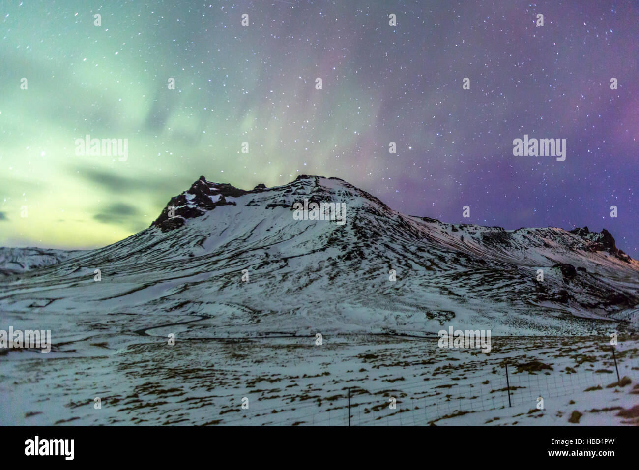 Northern Lights Aurora Stock Photo - Alamy