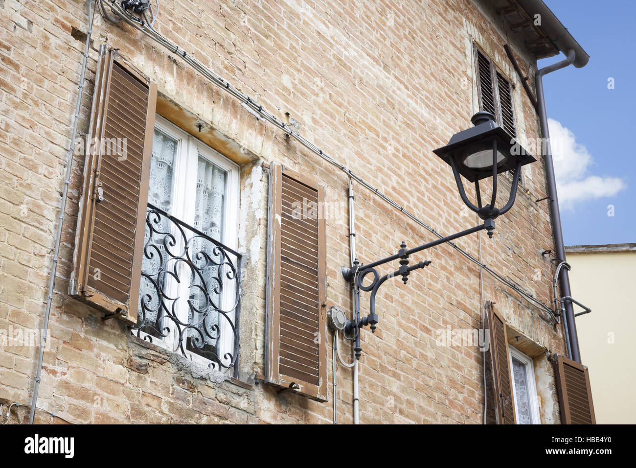 typical window in Italy Stock Photo - Alamy