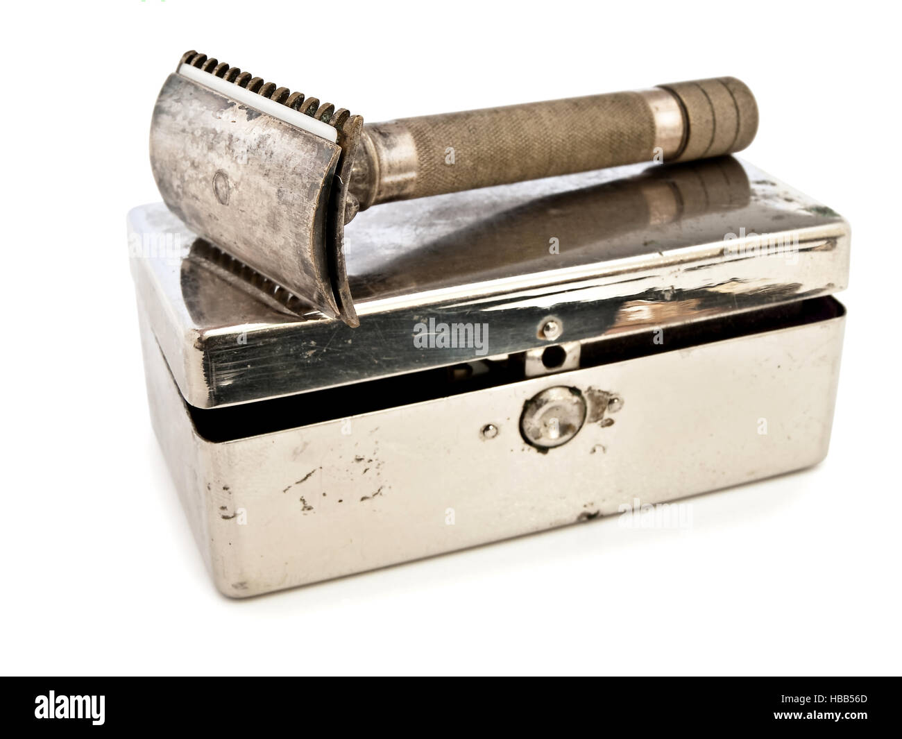 Antique shaving box hi-res stock photography and images - Alamy