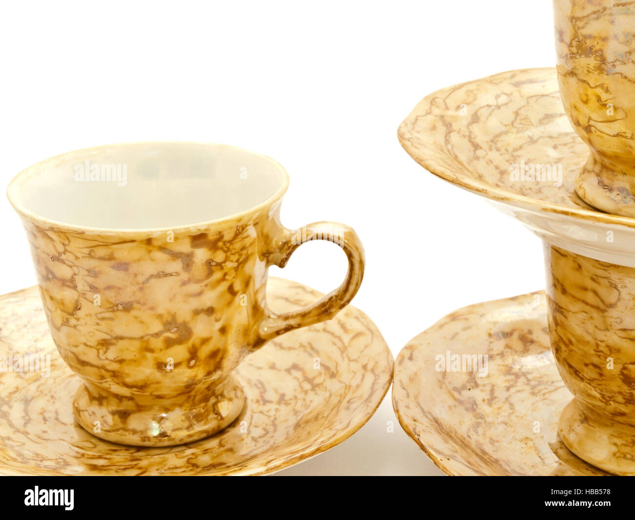 Coffee Cup And Saucer Stock Photo - Alamy