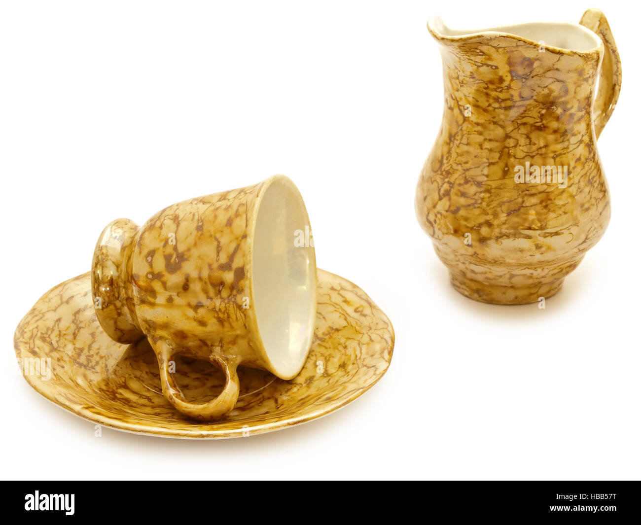 Coffee pot cup saucer Cut Out Stock Images & Pictures - Alamy