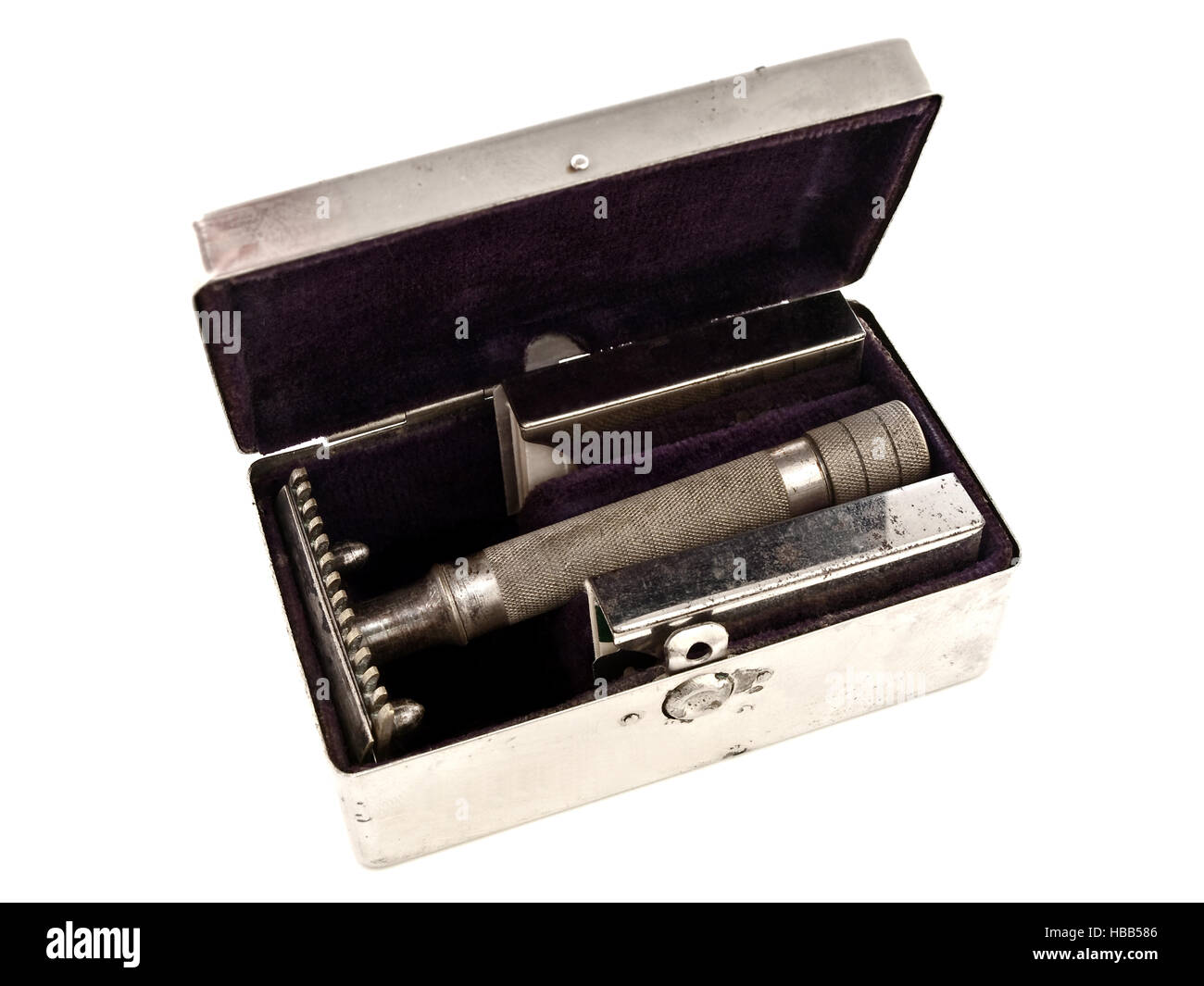 Safety Razor Old Fashioned High Resolution Stock Photography and Images ...