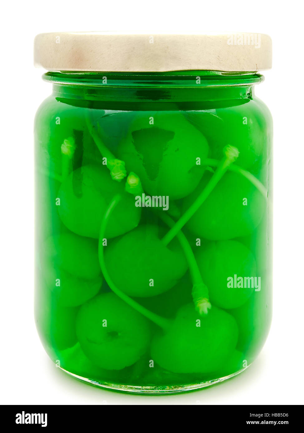 Jar With Cherry Stock Photo - Alamy
