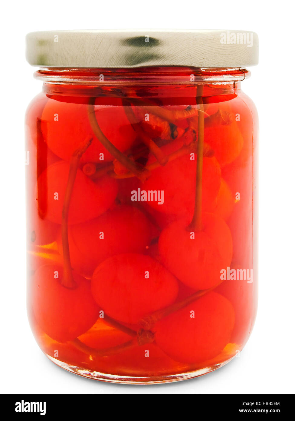 Jar With Cherry Stock Photo - Alamy