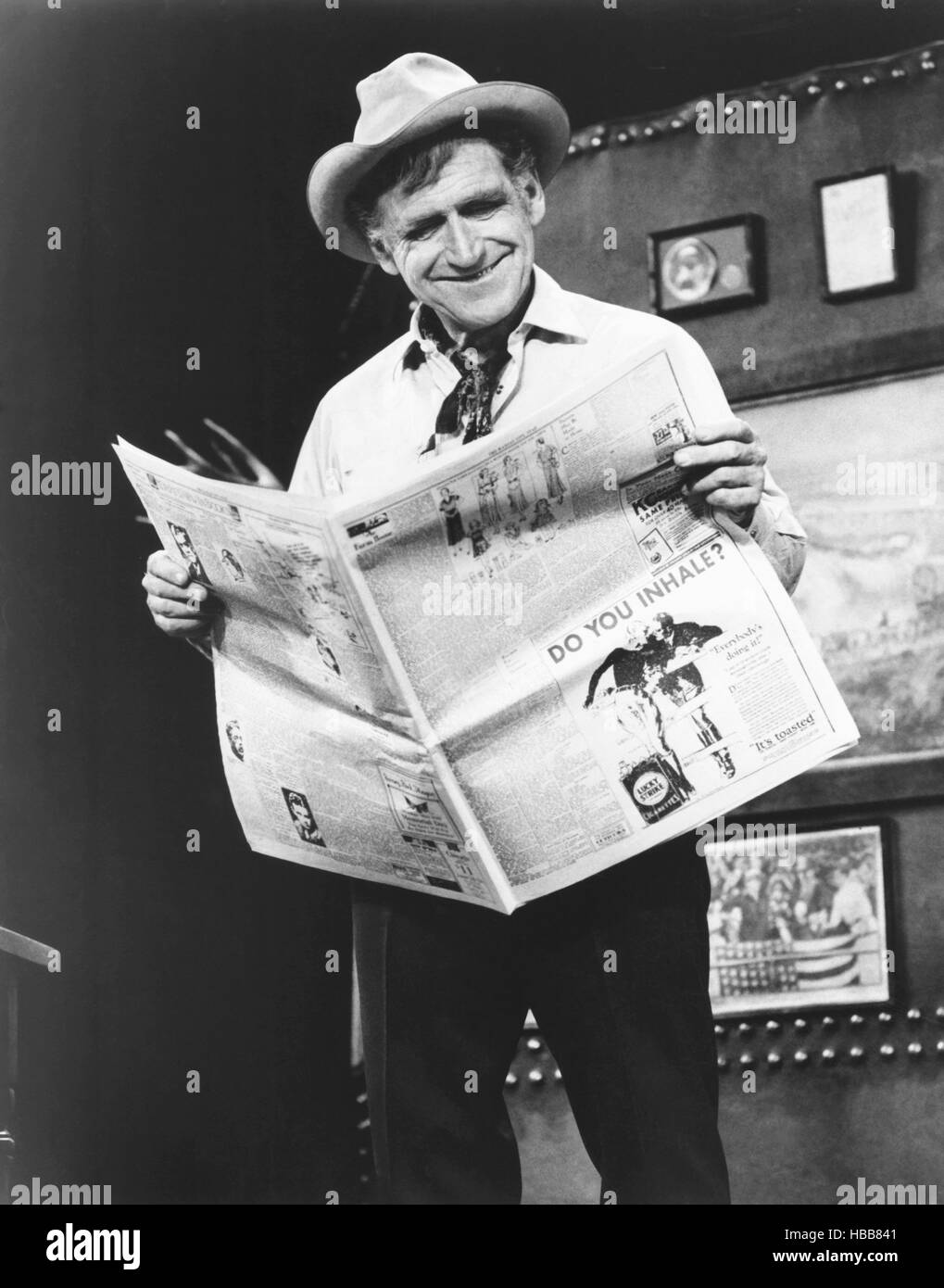 WILL ROGERS' USA, James Whitmore as Will Rogers, 1974 Stock Photo - Alamy