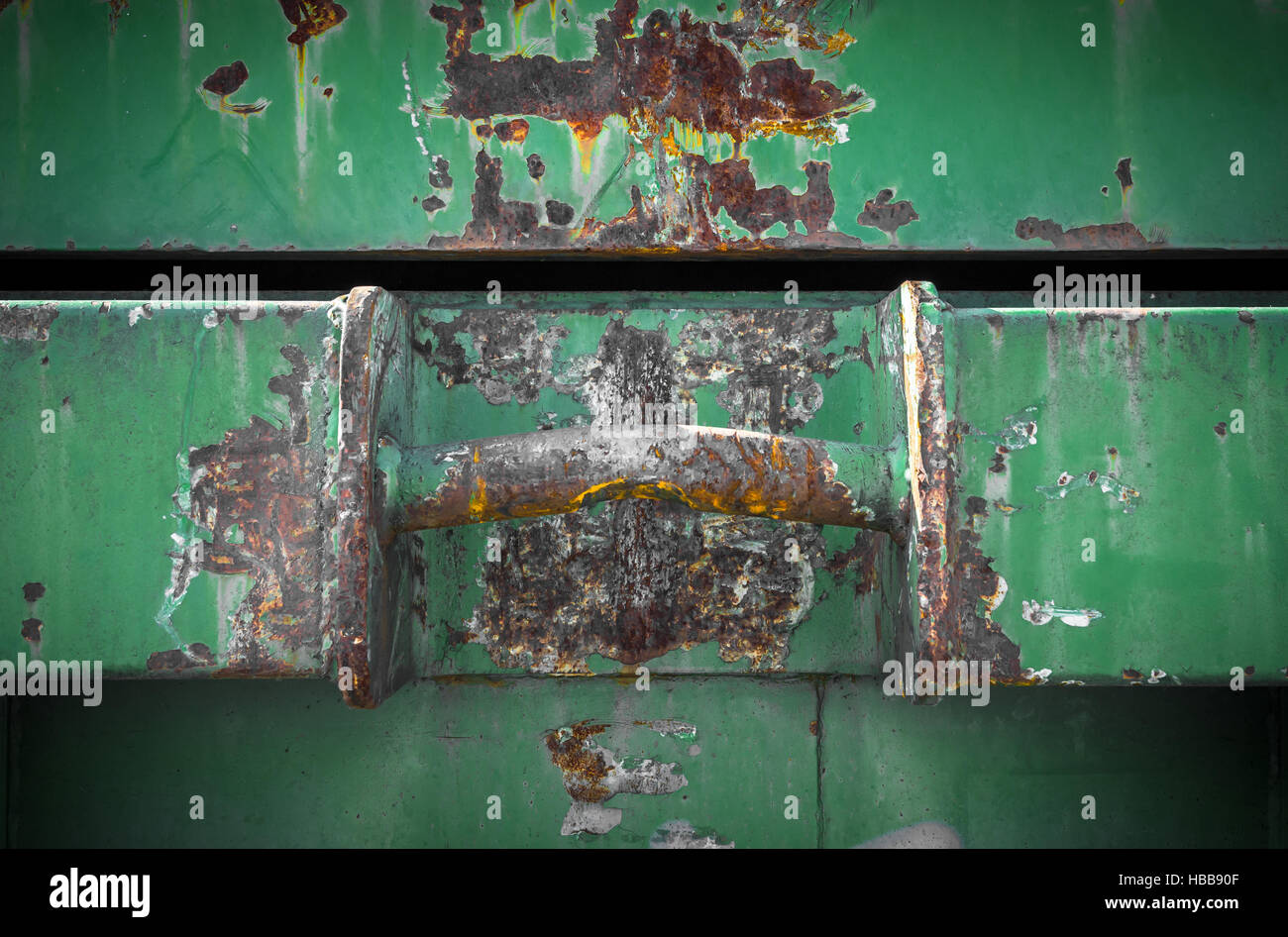 Rusty metal trash bin hi-res stock photography and images - Alamy