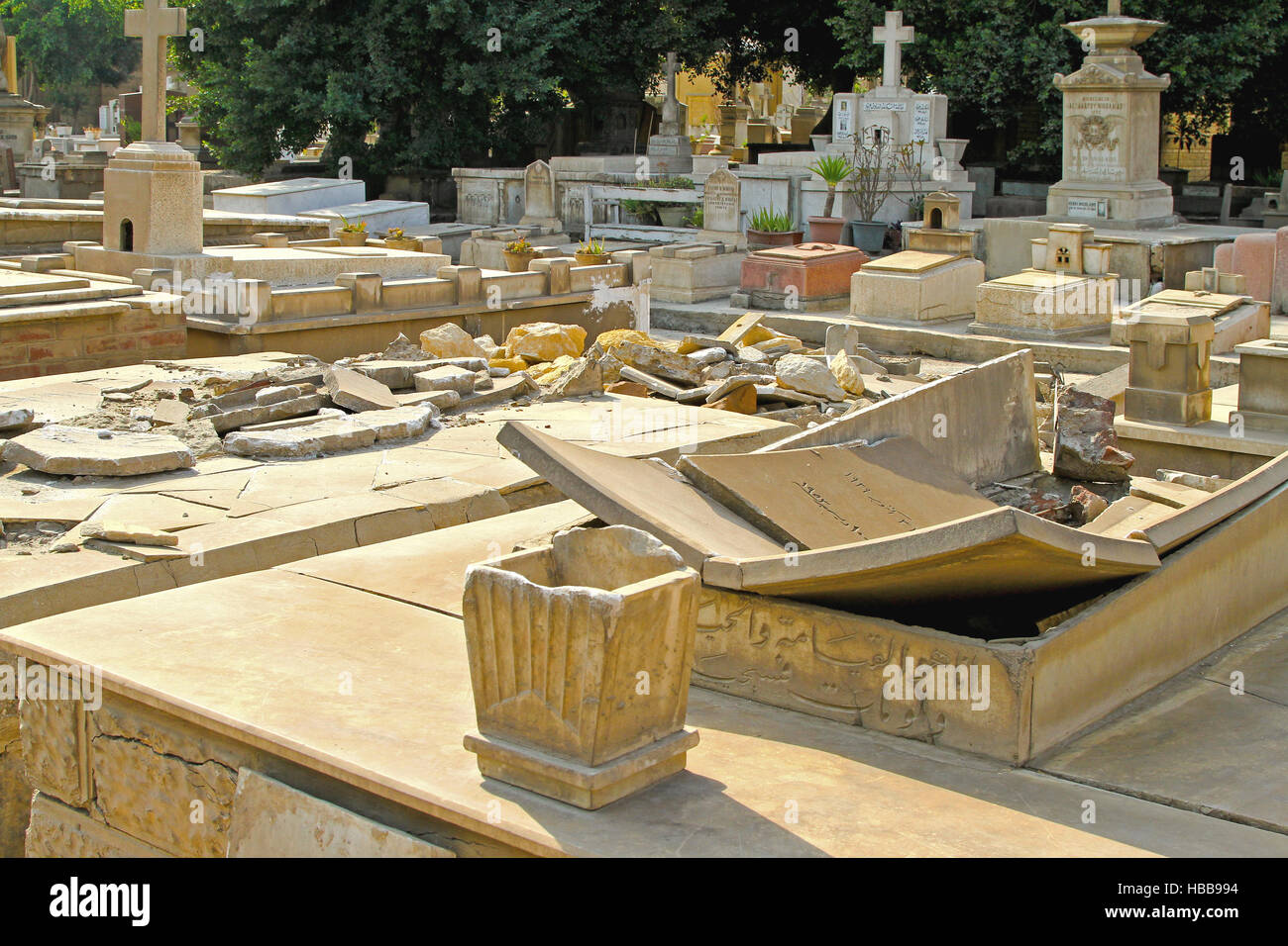 Desecrated graves hi-res stock photography and images - Alamy