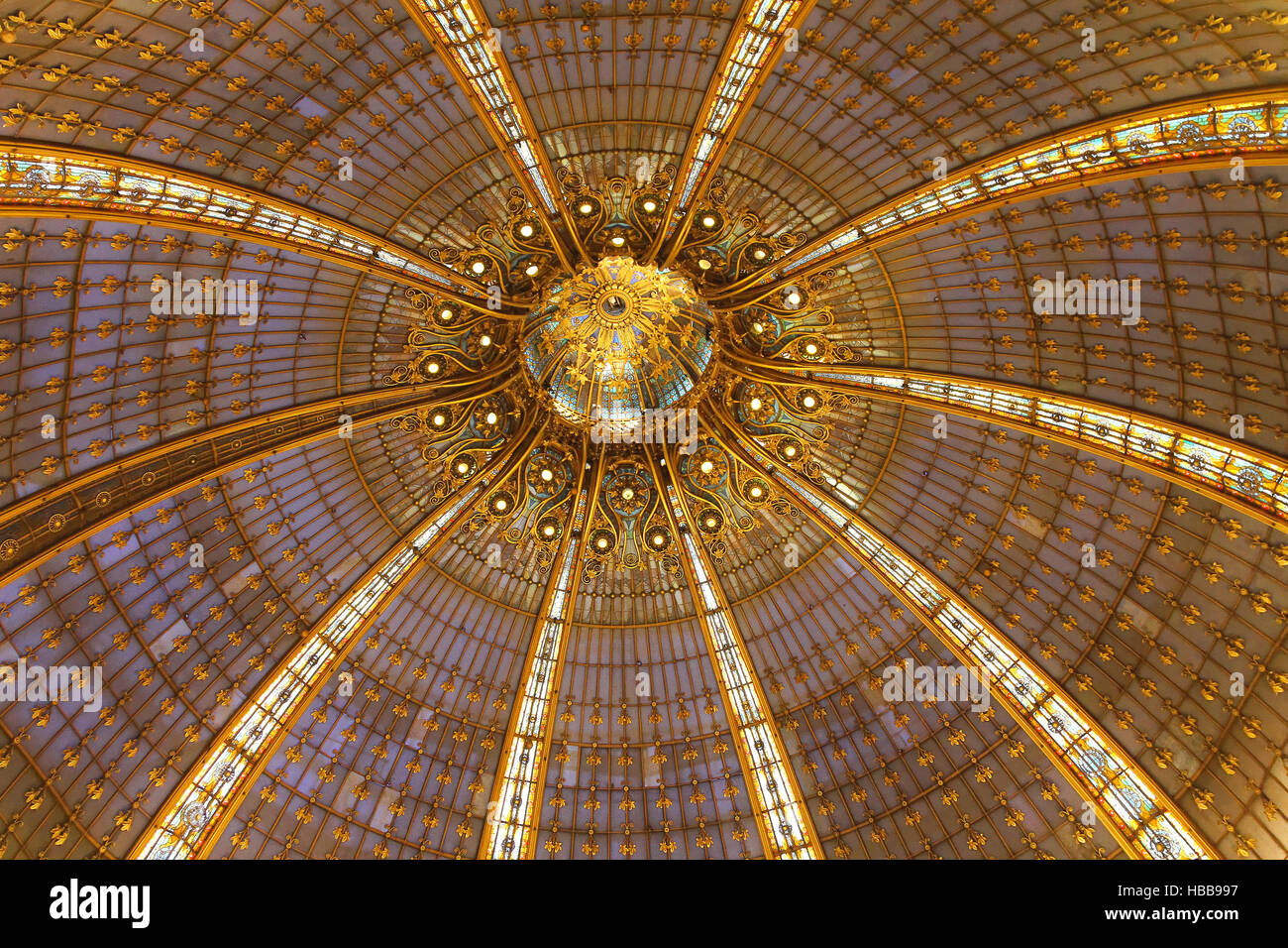 Galeries Lafayette Dome Stock Photo - Alamy