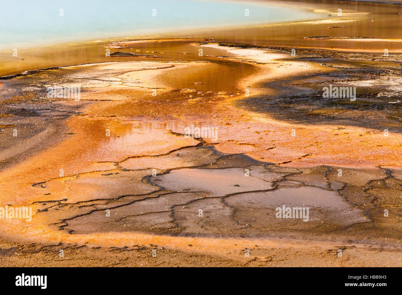 Grand Prismatic Spring 8 Stock Photo - Alamy