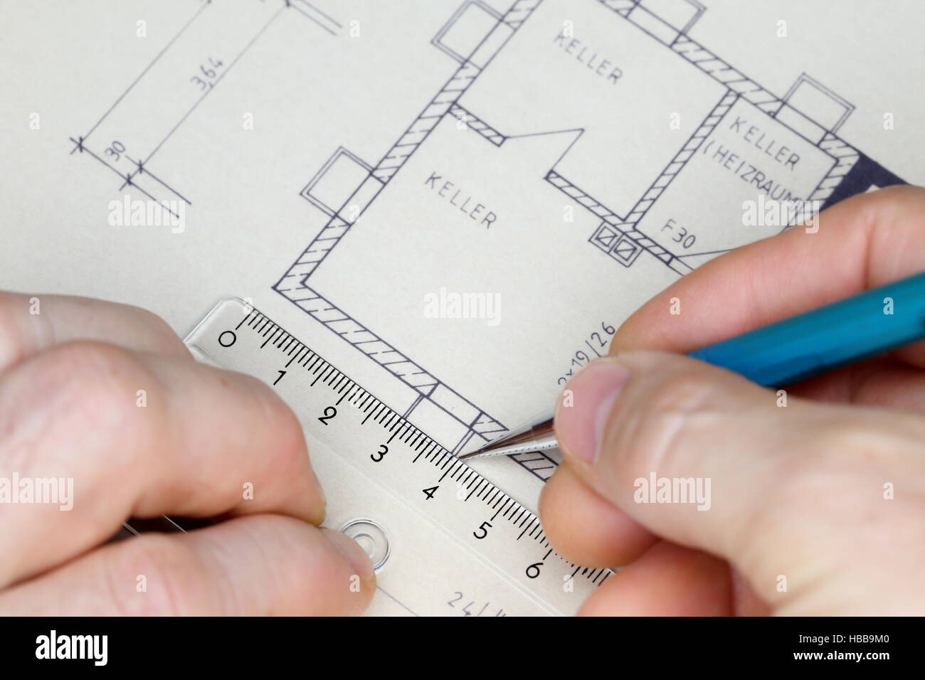 drawing a plan Stock Photo - Alamy