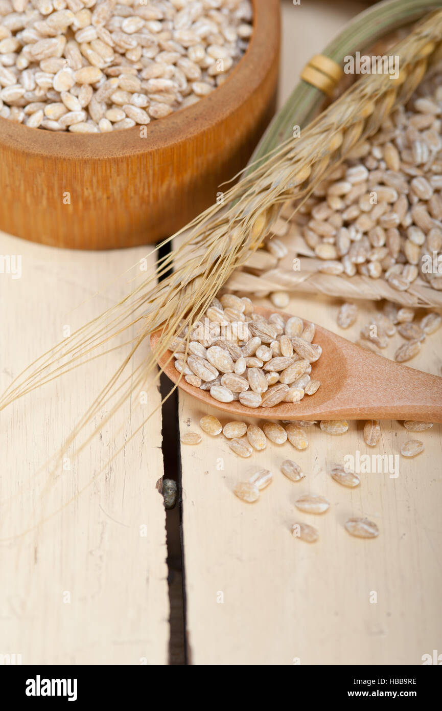 organic barley grains Stock Photo - Alamy