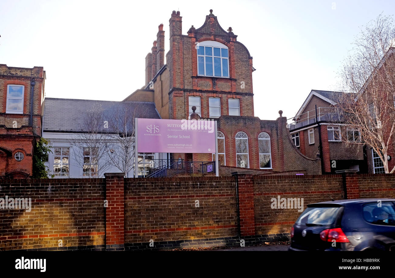 Sutton High School for Girls UK London Stock Photo - Alamy
