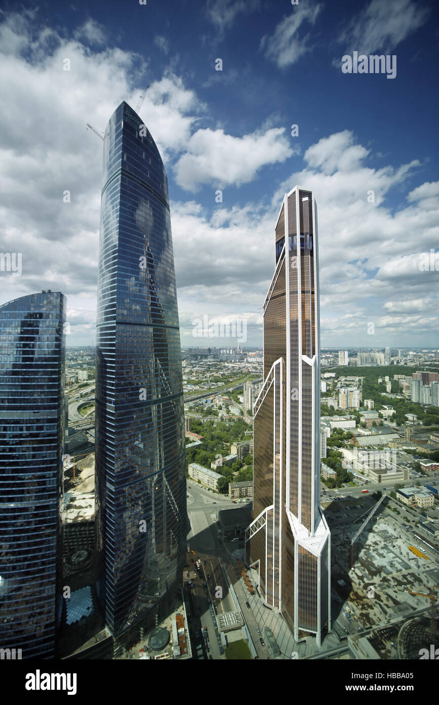 Moscow International Business Center Stock Photo - Alamy