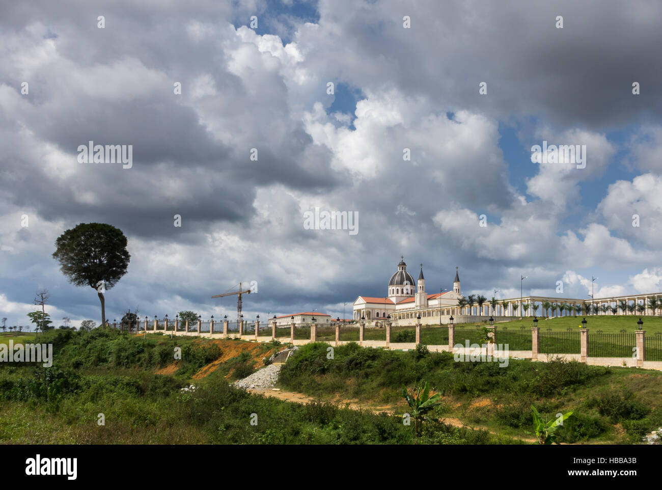 Basilica of Mongomo in Equatorial Guinea Stock Photo - Alamy
