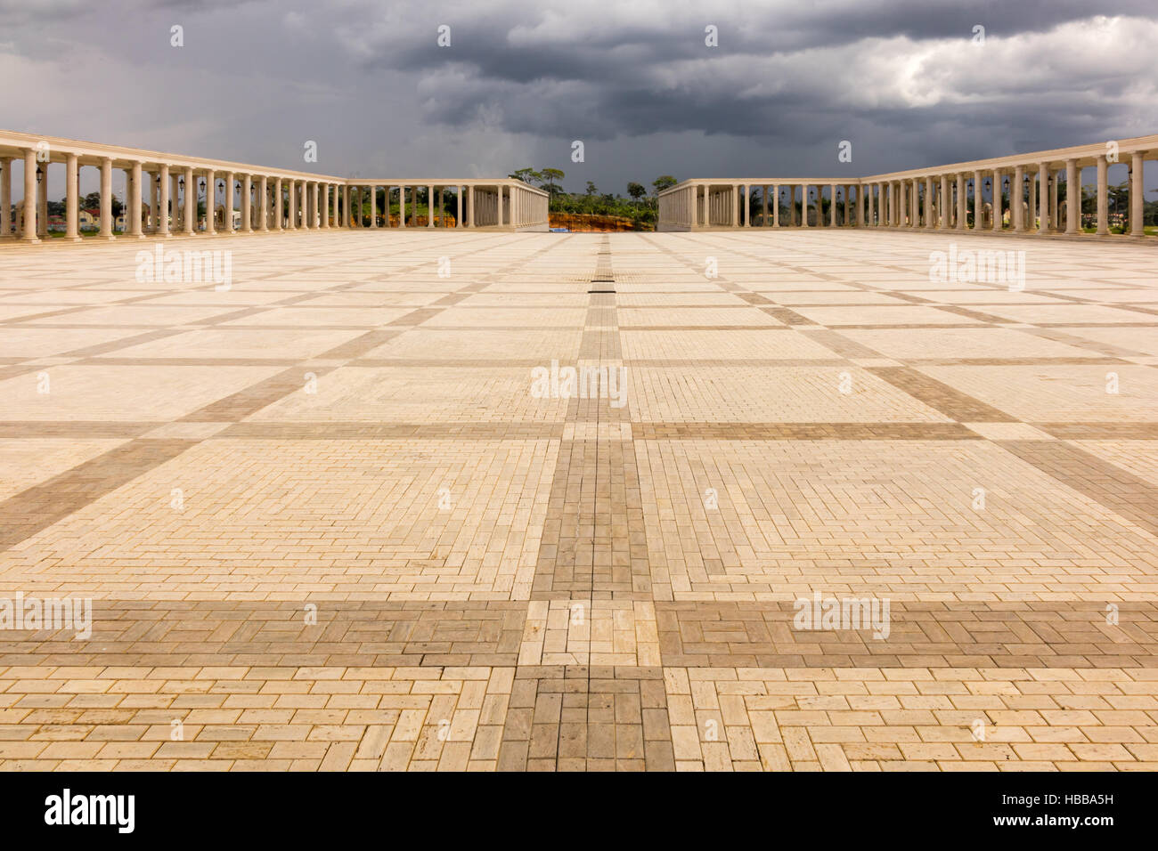Basilica of Mongomo in Equatorial Guinea Stock Photo - Alamy