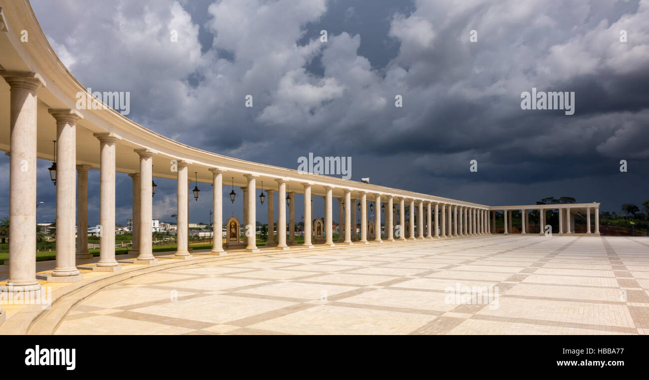 Basilica of Mongomo in Equatorial Guinea Stock Photo - Alamy