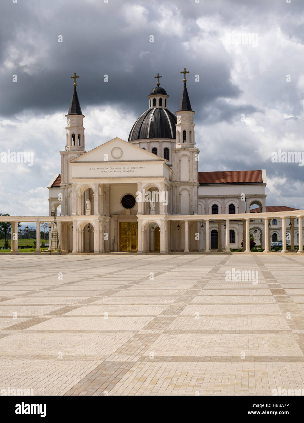 Basilica of Mongomo in Equatorial Guinea Stock Photo - Alamy