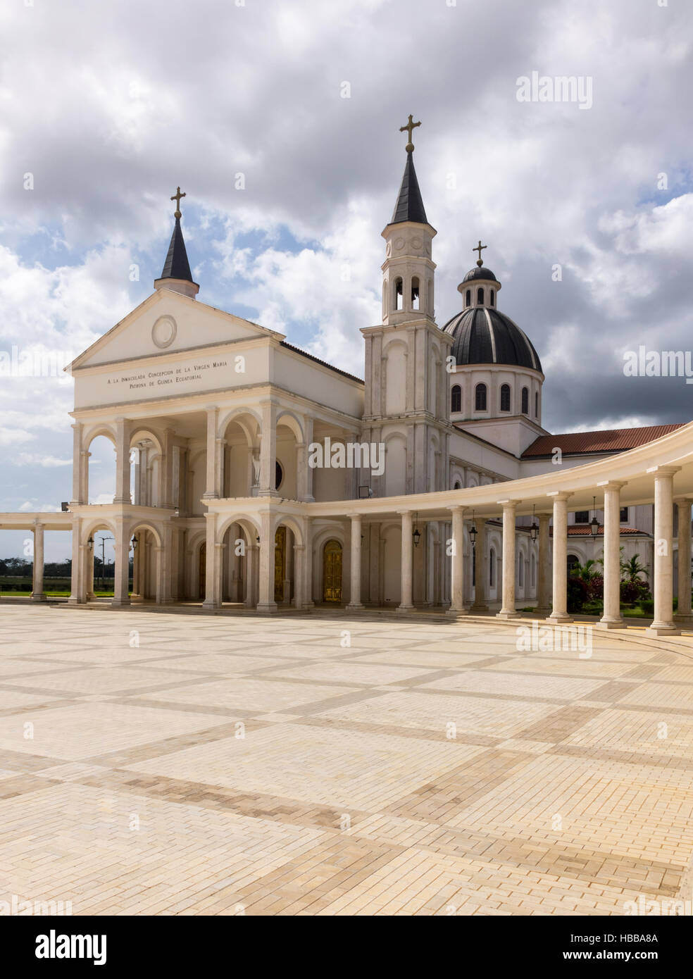 Basilica of Mongomo in Equatorial Guinea Stock Photo - Alamy