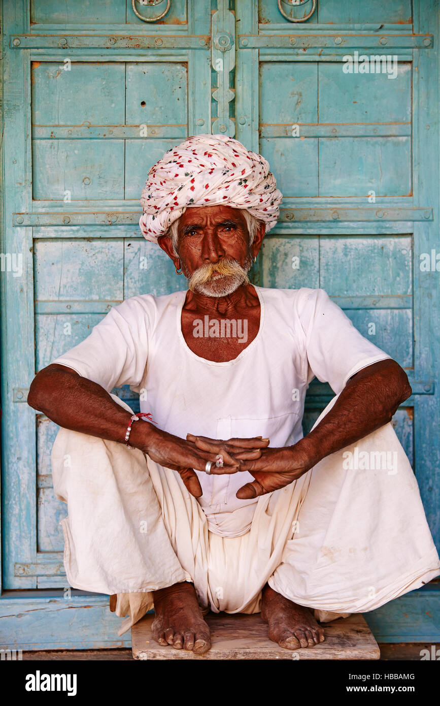 Inde, Rajasthan, village de Kera dans les environs de Jodhpur ...