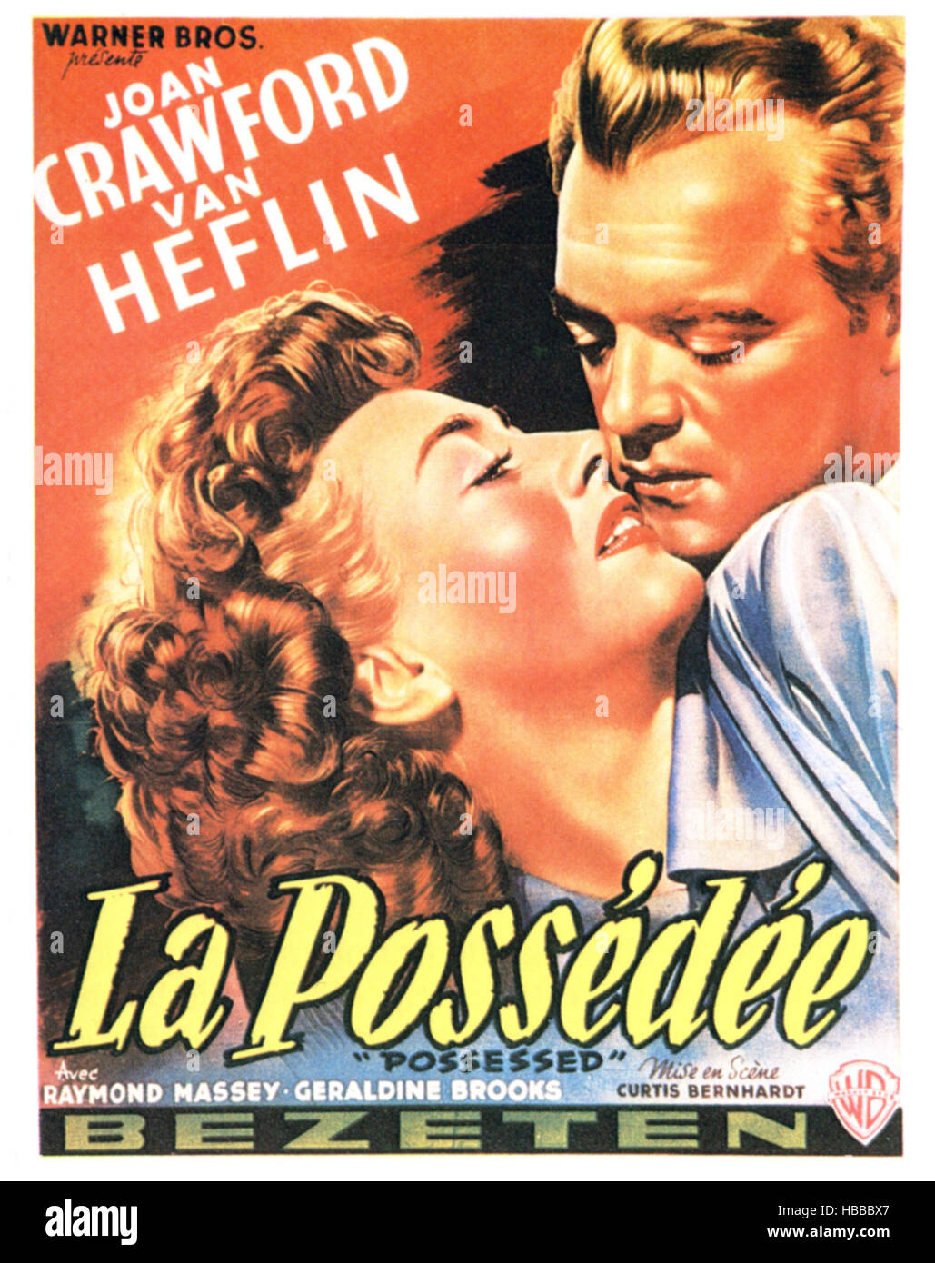 POSSESSED, Joan Crawford, Van Heflin, 1947 Stock Photo - Alamy
