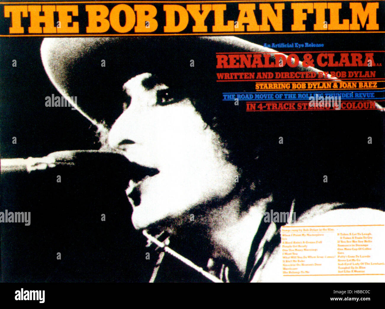 RENALDO AND CLARA, Bob Dylan, 1978, (c) Lombard Street Films / Courtesy ...