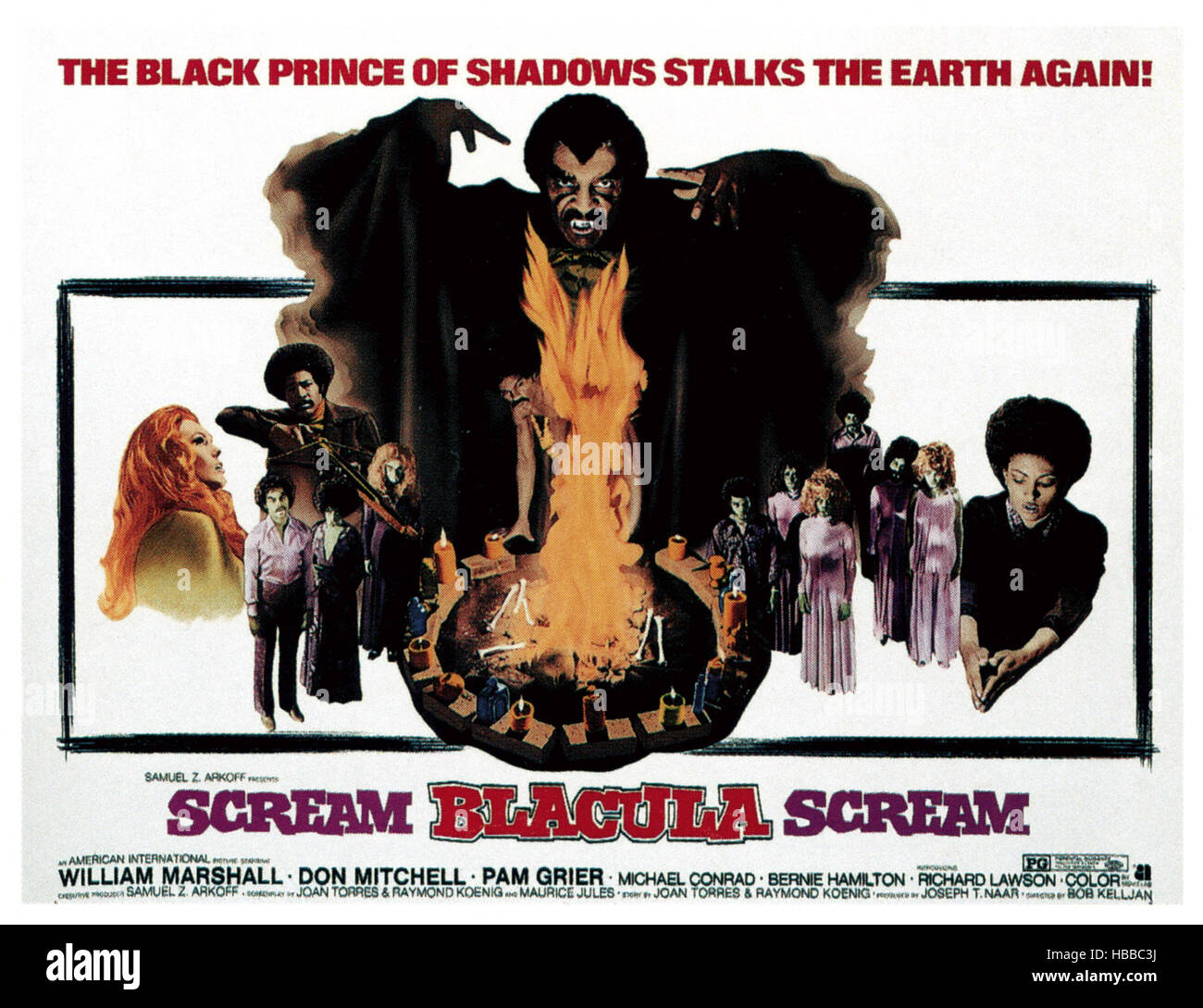 SCREAM BLACULA SCREAM, William Marshall, 1973 Stock Photo - Alamy